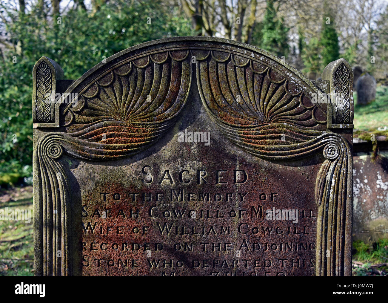 Victorian gravestone. Church of Saint Michael and Saint Lawrence ...