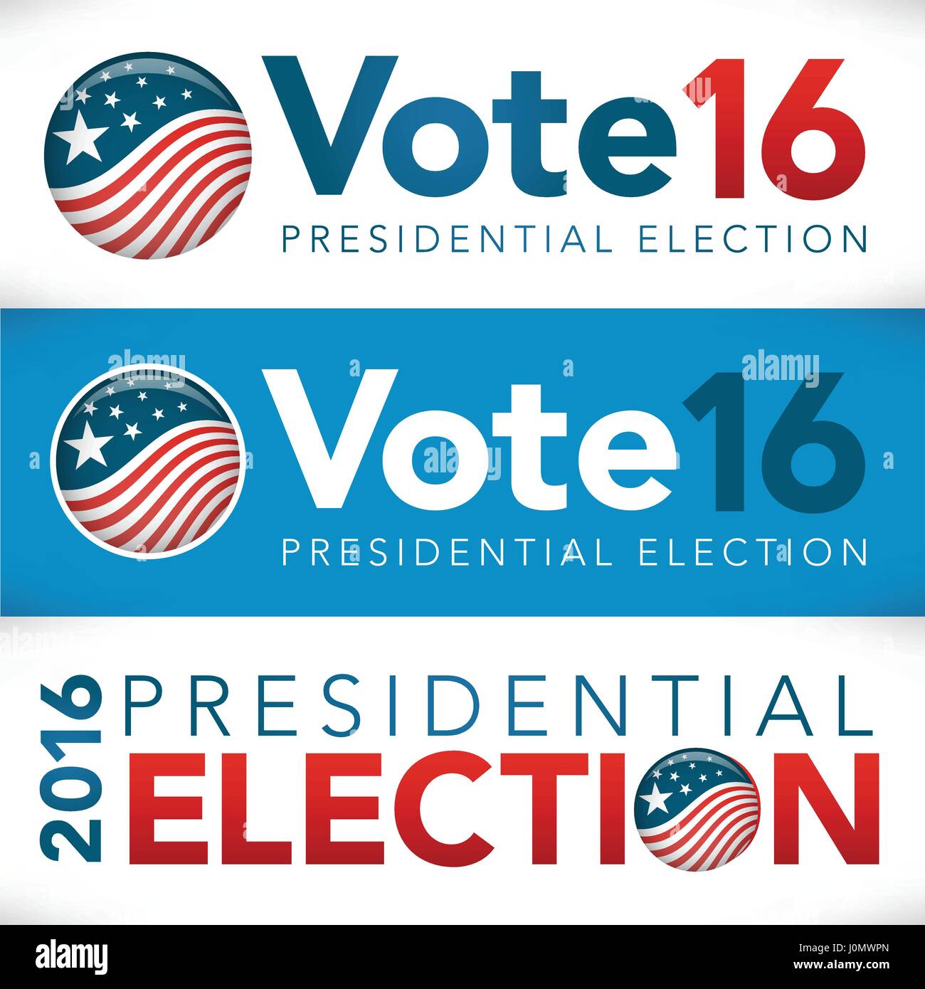 Election header banner w/ Vote Stock Vector Image & Art - Alamy
