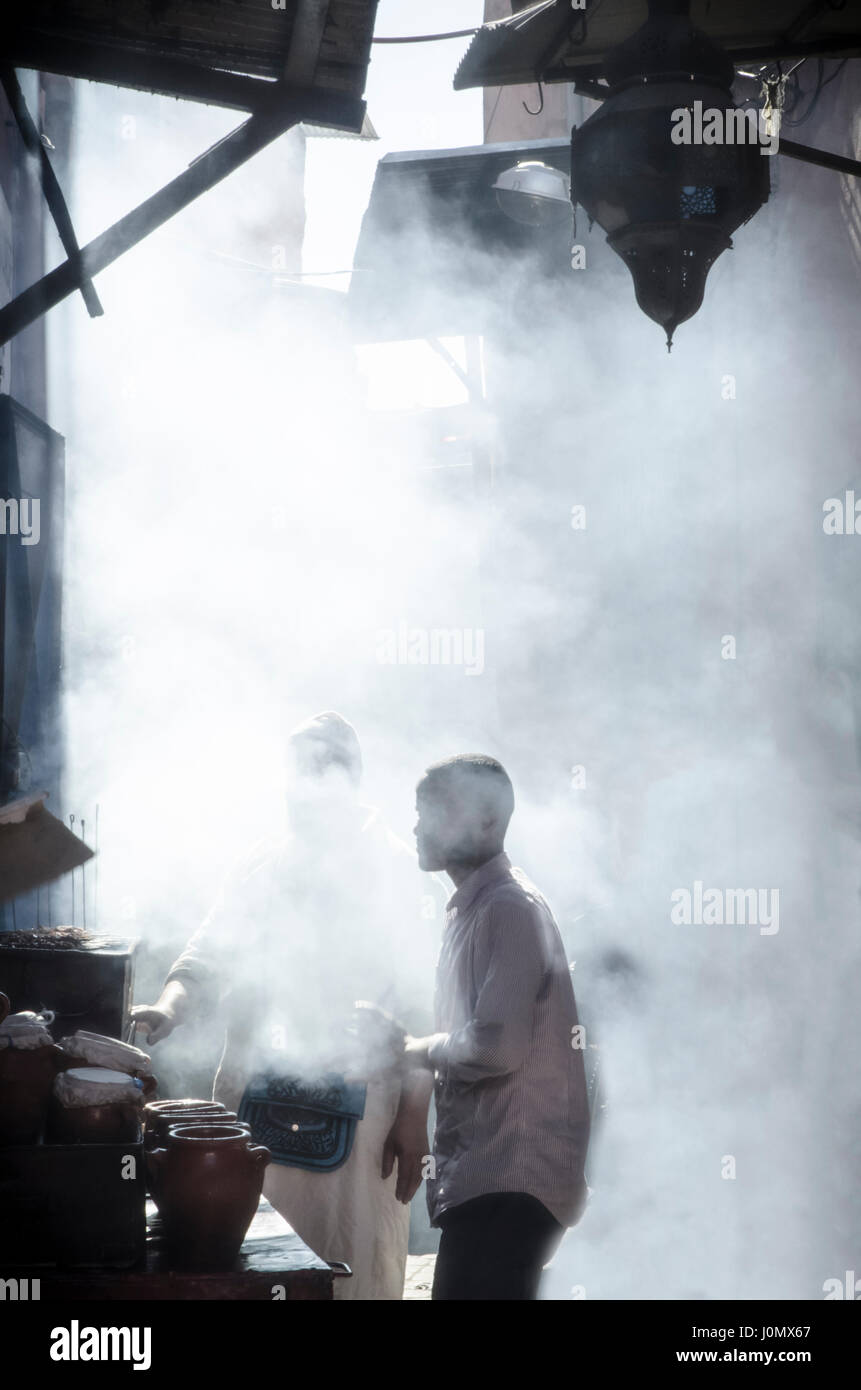 Market stall steam smoke hi-res stock photography and images - Alamy