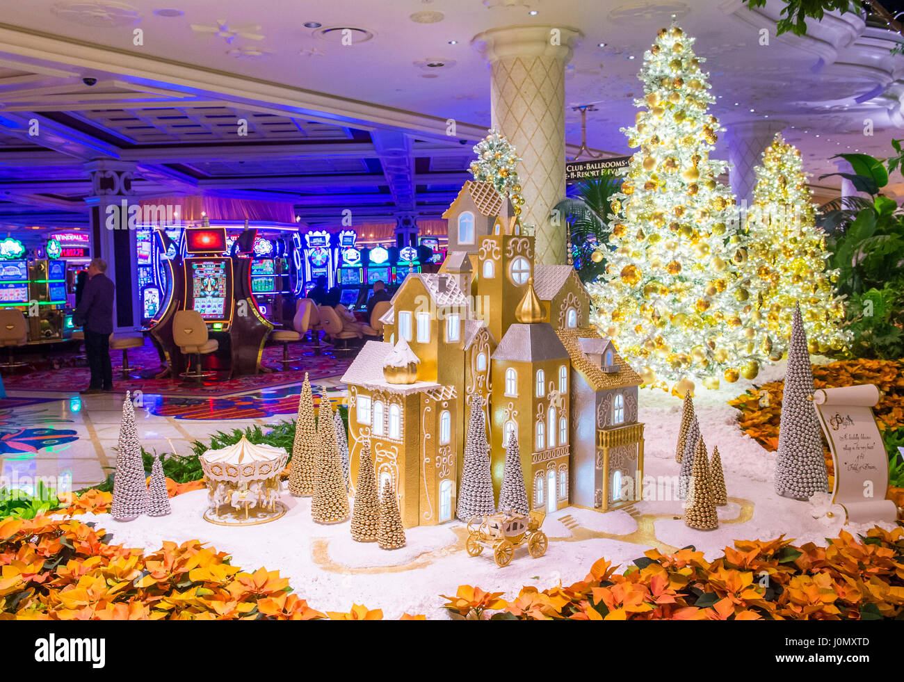 The interior of Wynn Hotel and casino in Las Vegas Stock Photo - Alamy