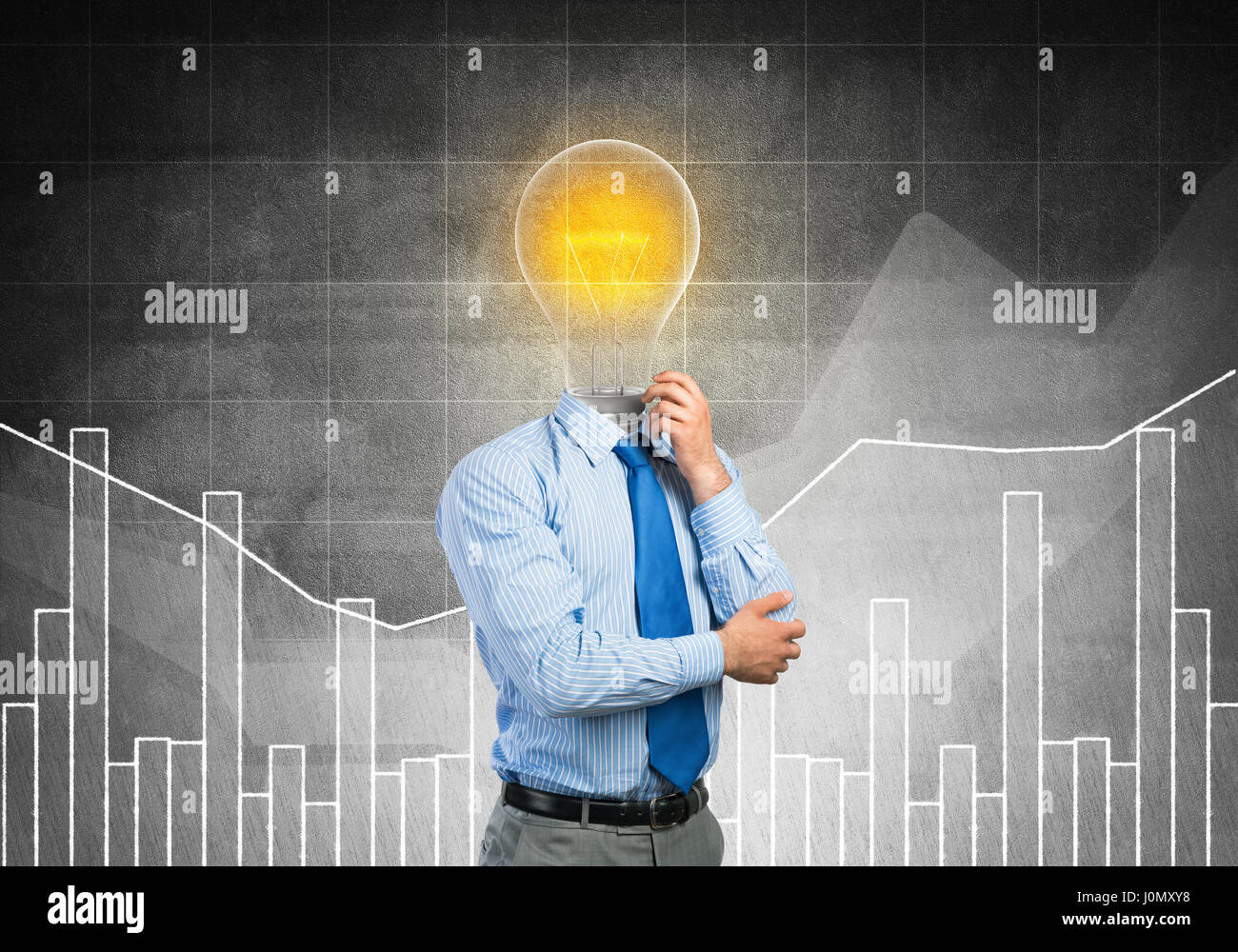 Man thinking over his idea Stock Photo - Alamy