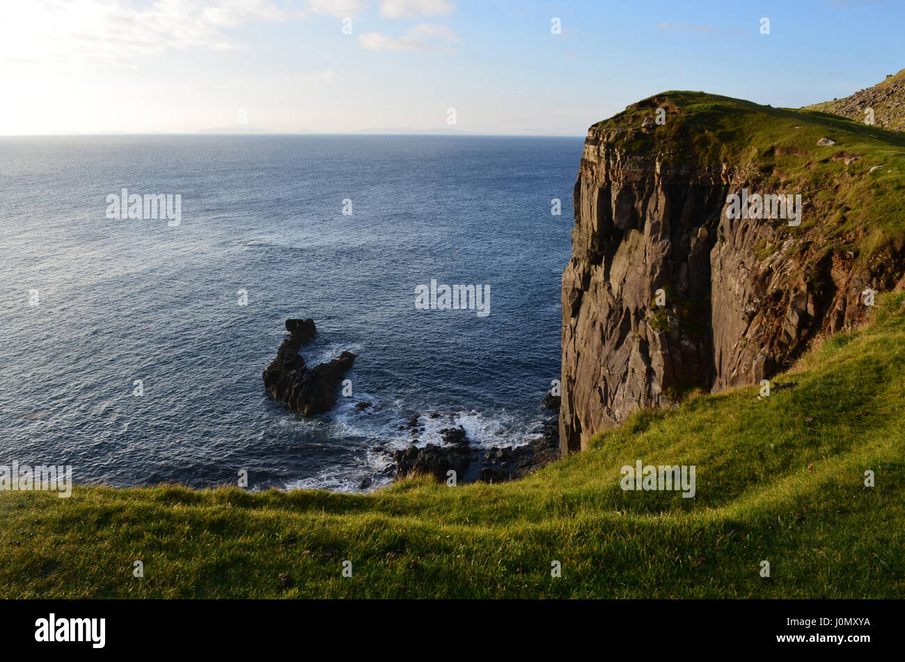 Skye's Neist Point has amazing tall sea cliffs Stock Photo - Alamy