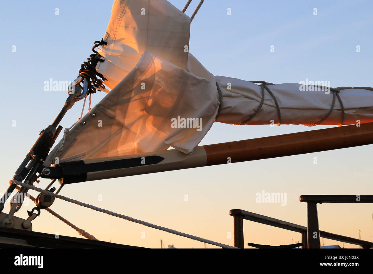 Furled sail hi-res stock photography and images - Alamy