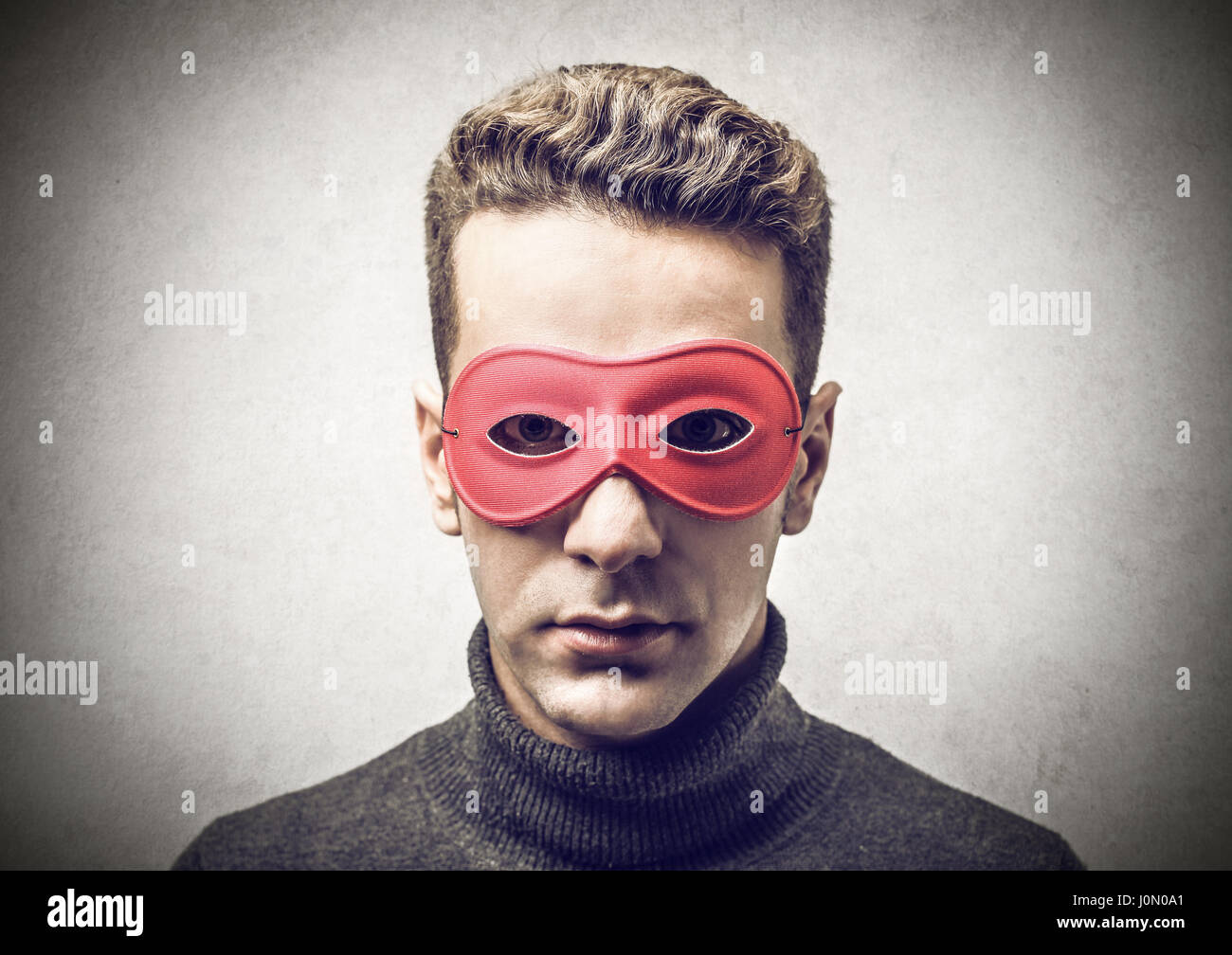 Man Face White Mask Masquerade High Resolution Stock Photography and ...