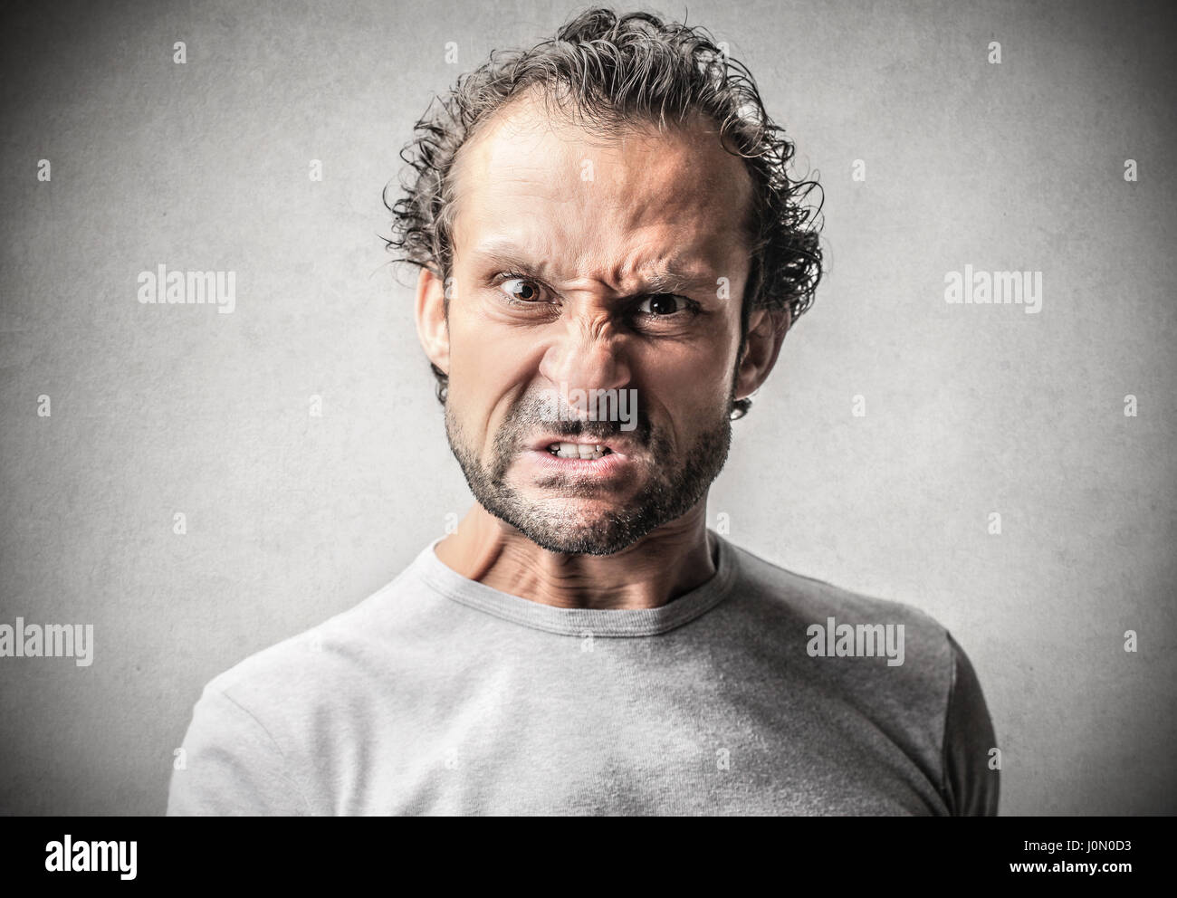 Man feeling angry Stock Photo - Alamy