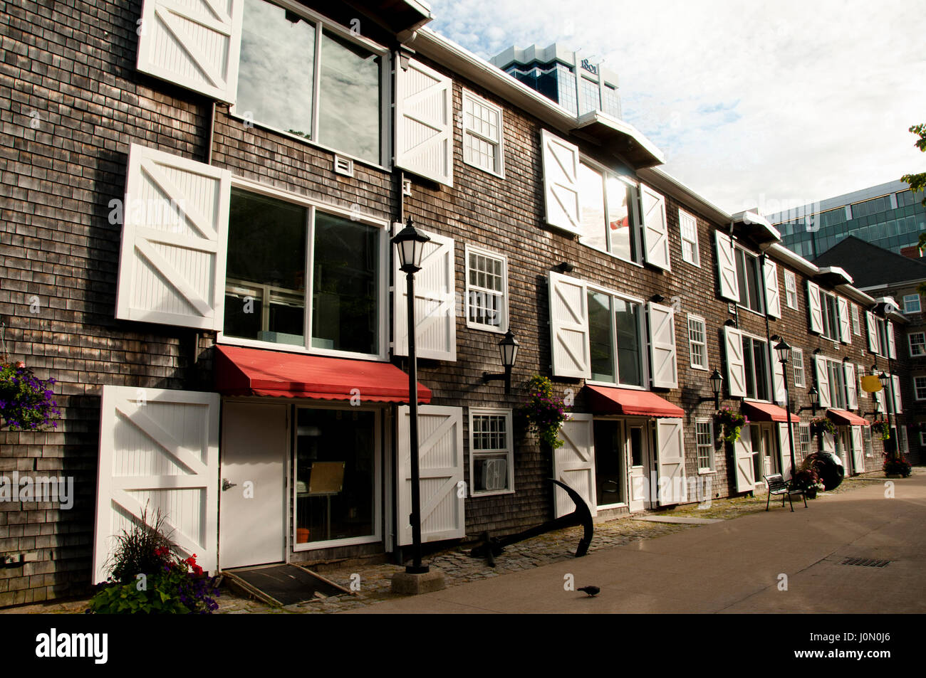 Halifax Waterfront Buildings - Nova Scotia - Canada Stock Photo - Alamy