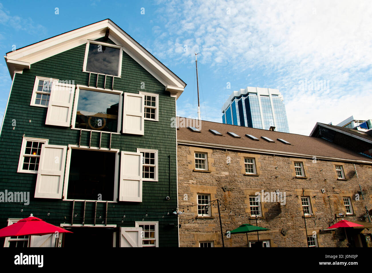Halifax Waterfront Buildings - Nova Scotia - Canada Stock Photo - Alamy