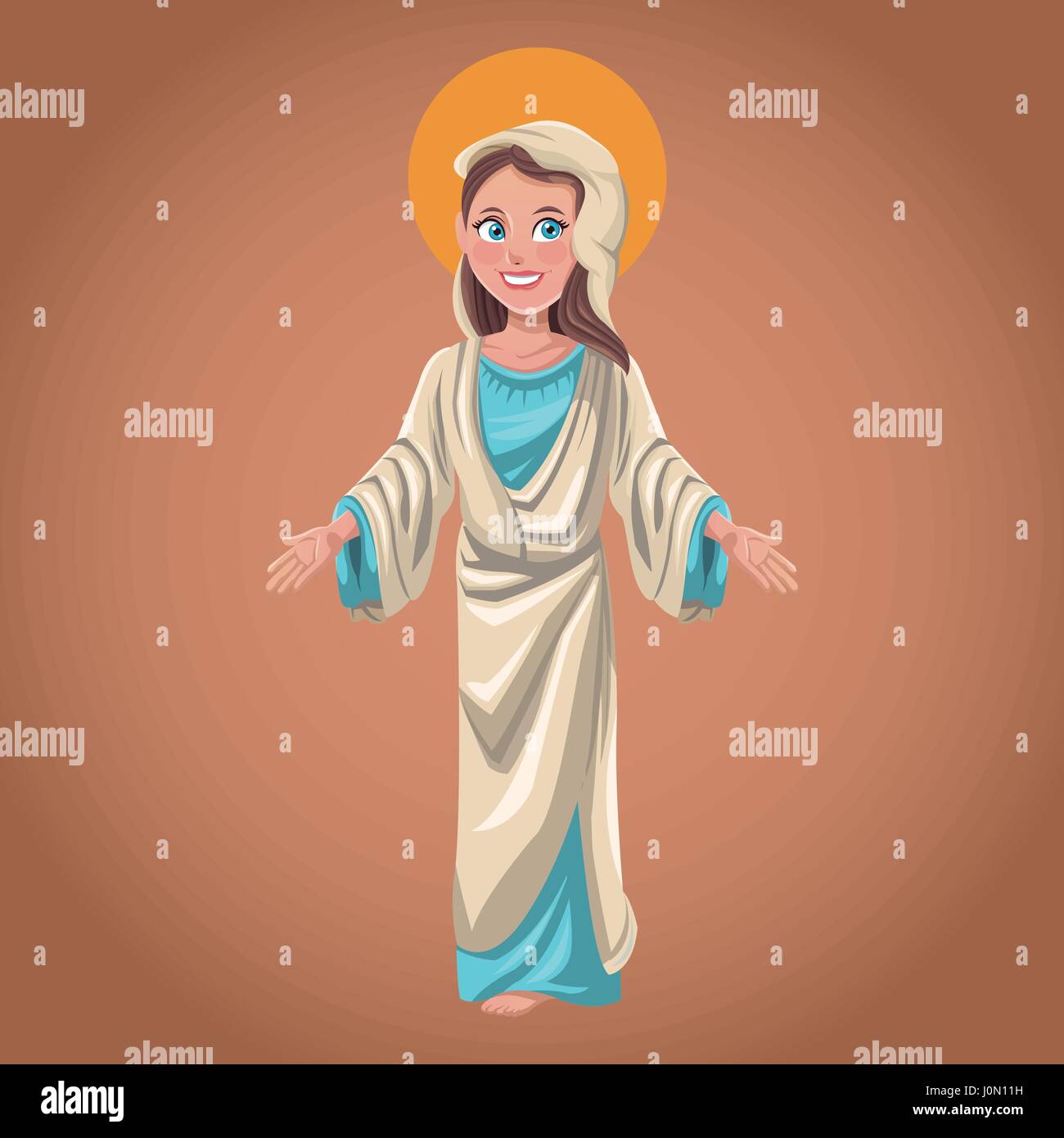 Spiritual mother figure Stock Vector Images - Alamy