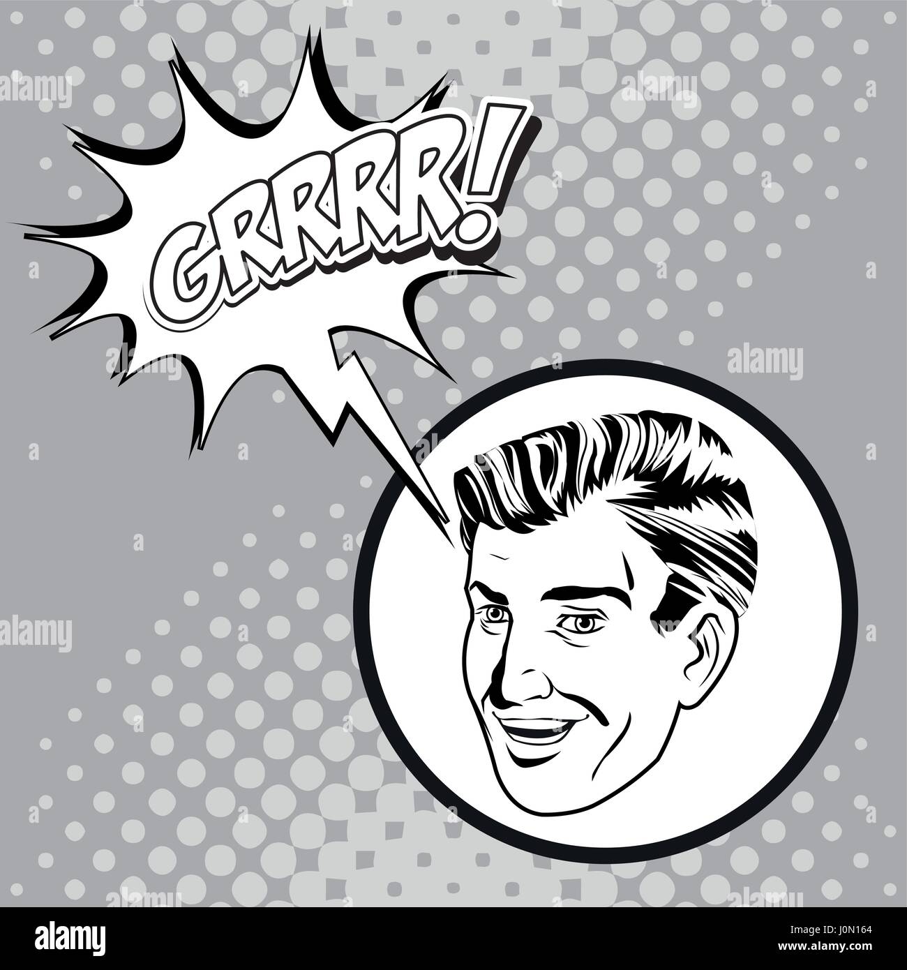 man comic pop art design Stock Vector Image & Art - Alamy