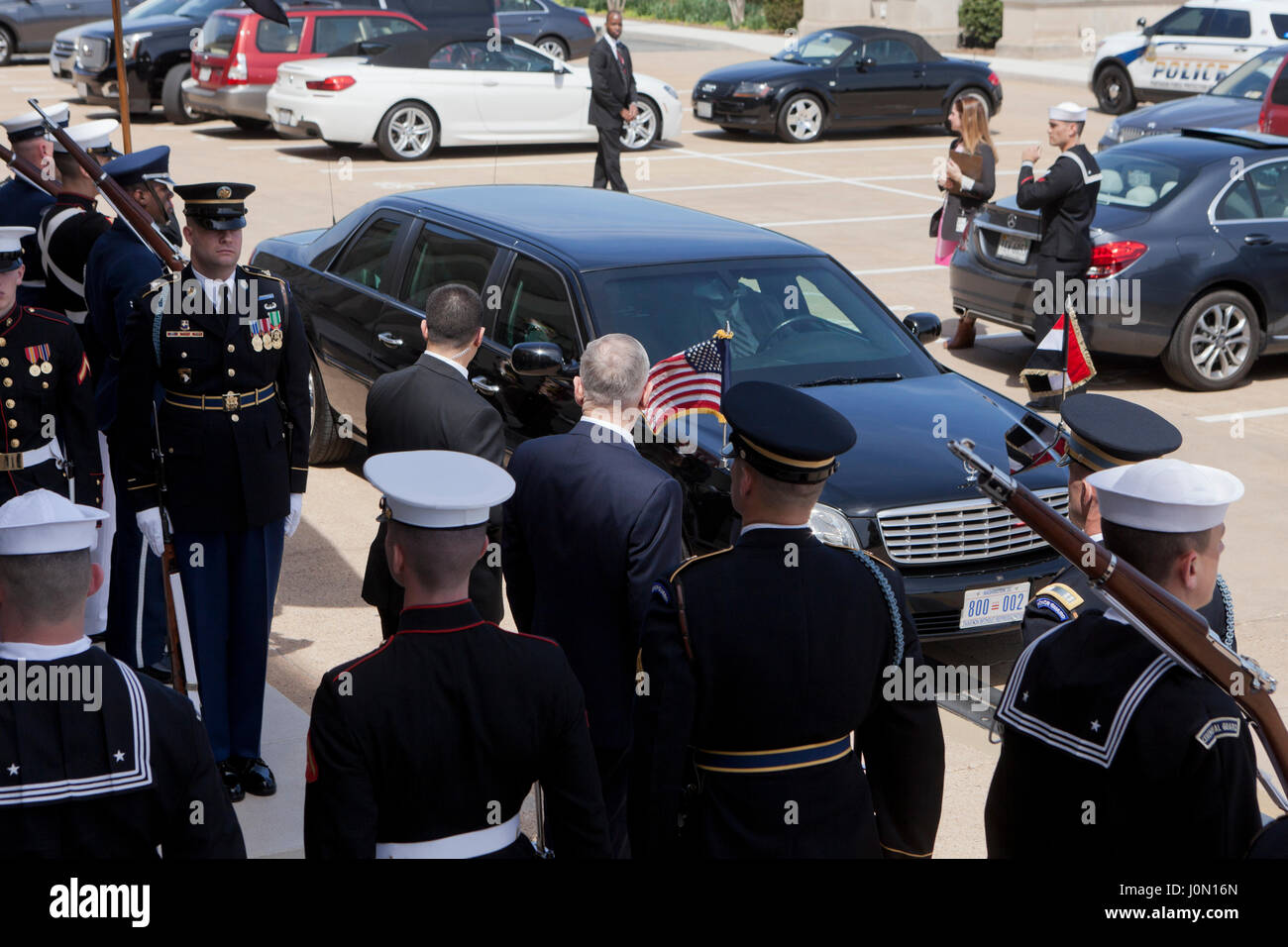 Foreign official reception at the Pentagon - Washington, DC USA Stock ...