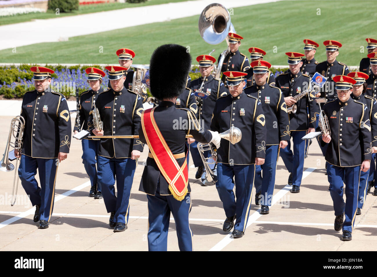 US Air Force (USAF) Band performs at the Pentagon - Washington, DC USA ...