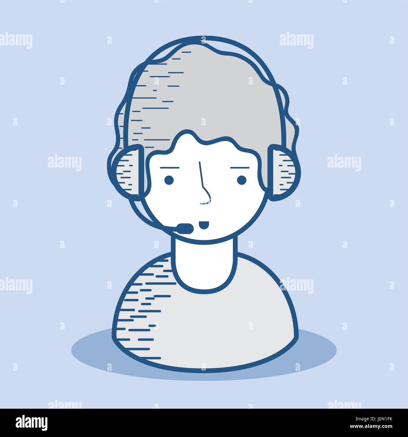 delivery call center man services Stock Vector Image & Art - Alamy