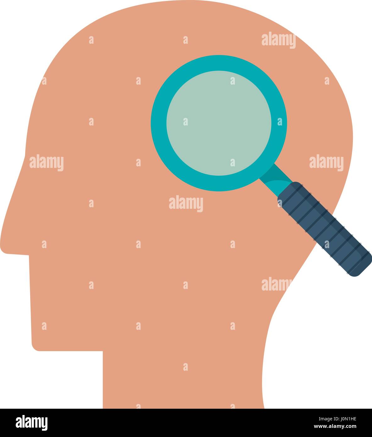 human head search idea think Stock Vector Image & Art - Alamy