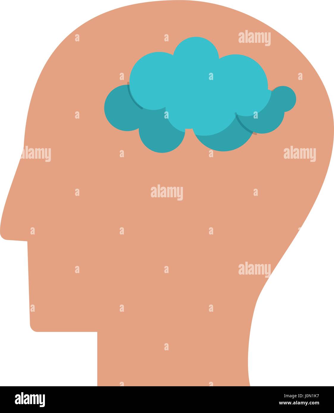 human head idea creativity emblem Stock Vector Image & Art - Alamy