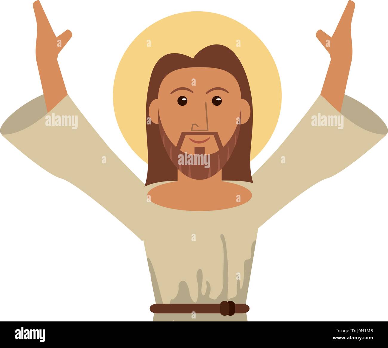 portrait jesus christ blessed image Stock Vector Image & Art - Alamy