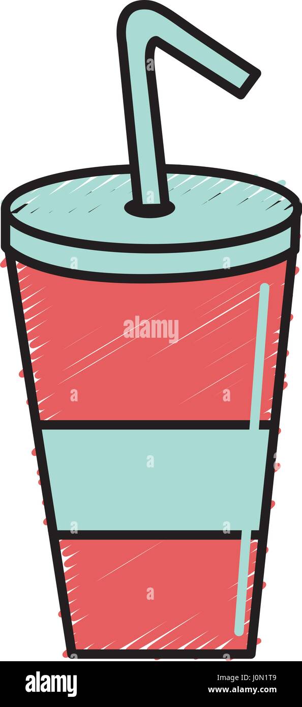 Cold refreshing cola drink Stock Vector Images - Alamy