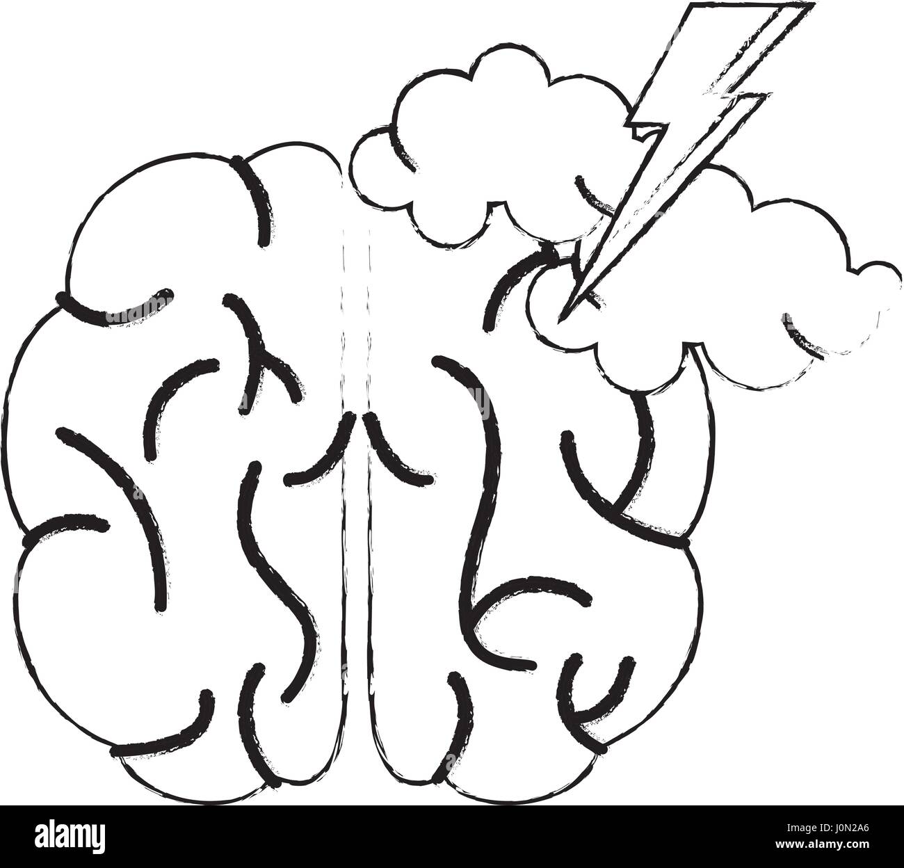 brain idea brainstorm knowledge sketch Stock Vector Image & Art - Alamy