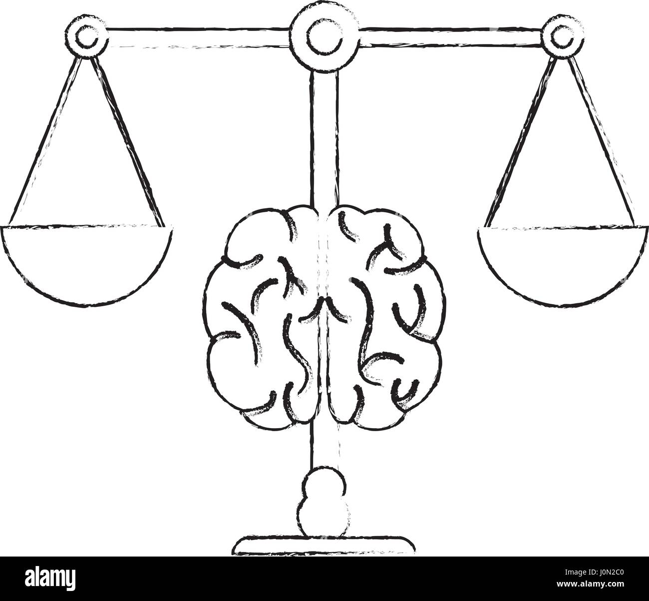 brain balance justice equality image Stock Vector Image & Art - Alamy