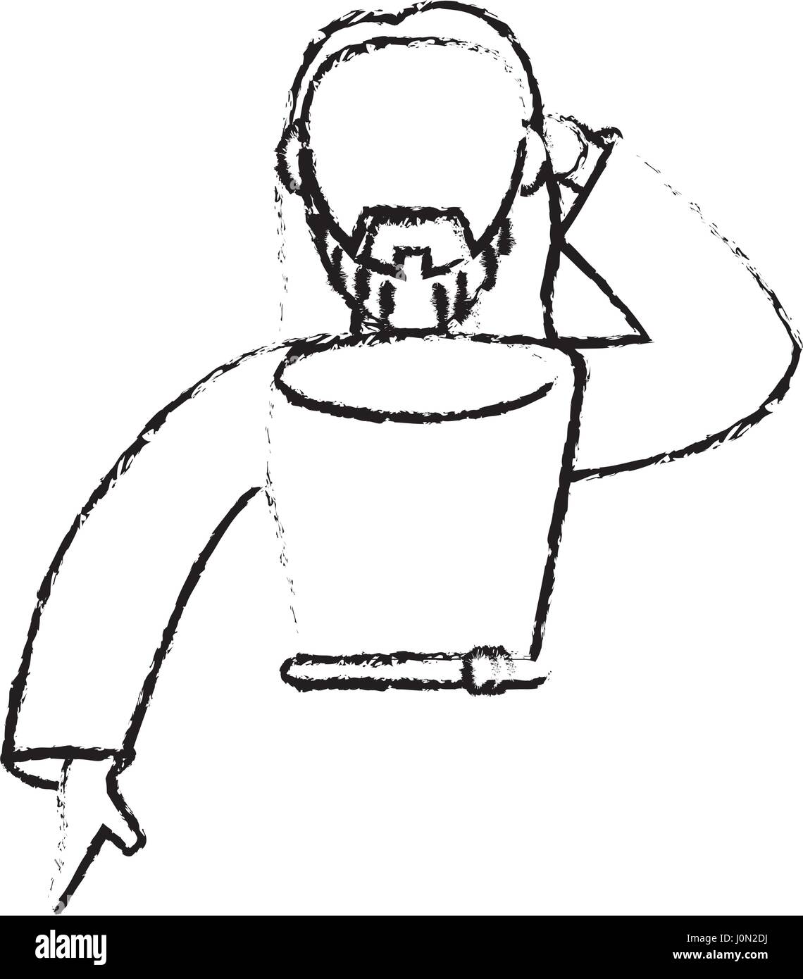 jesus christ devotion sacrifice sketch Stock Vector Image & Art - Alamy