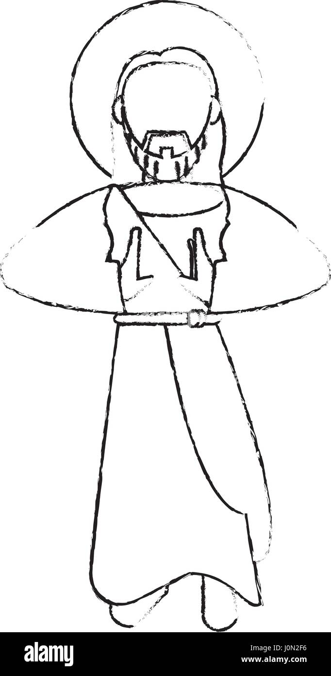 jesus christ devotion sacrifice skecth Stock Vector Image & Art - Alamy