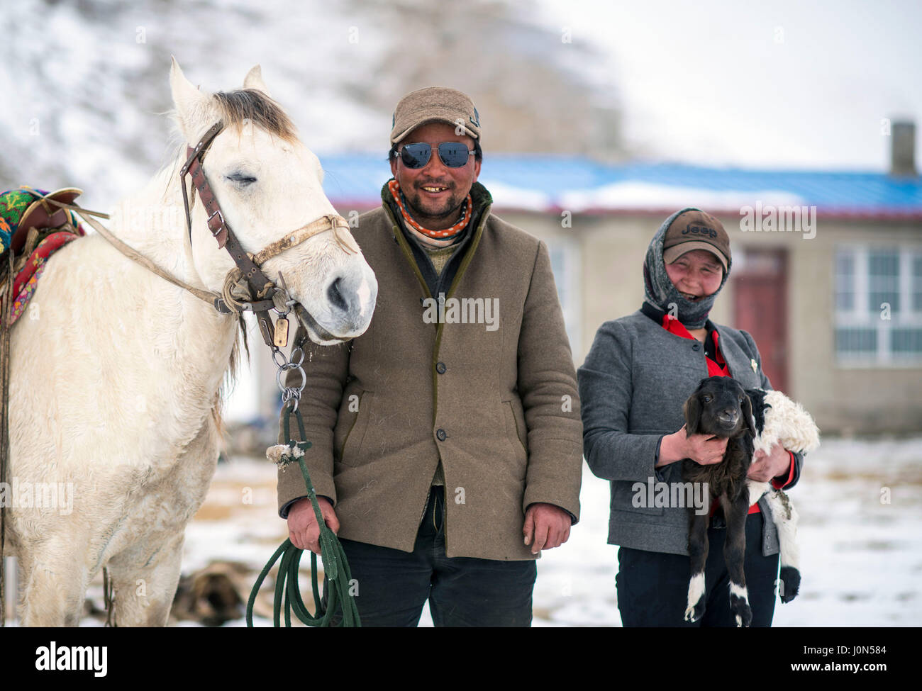 Hejing, China's Xinjiang Uygur Autonomous Region. 7th Apr, 2017. A ...