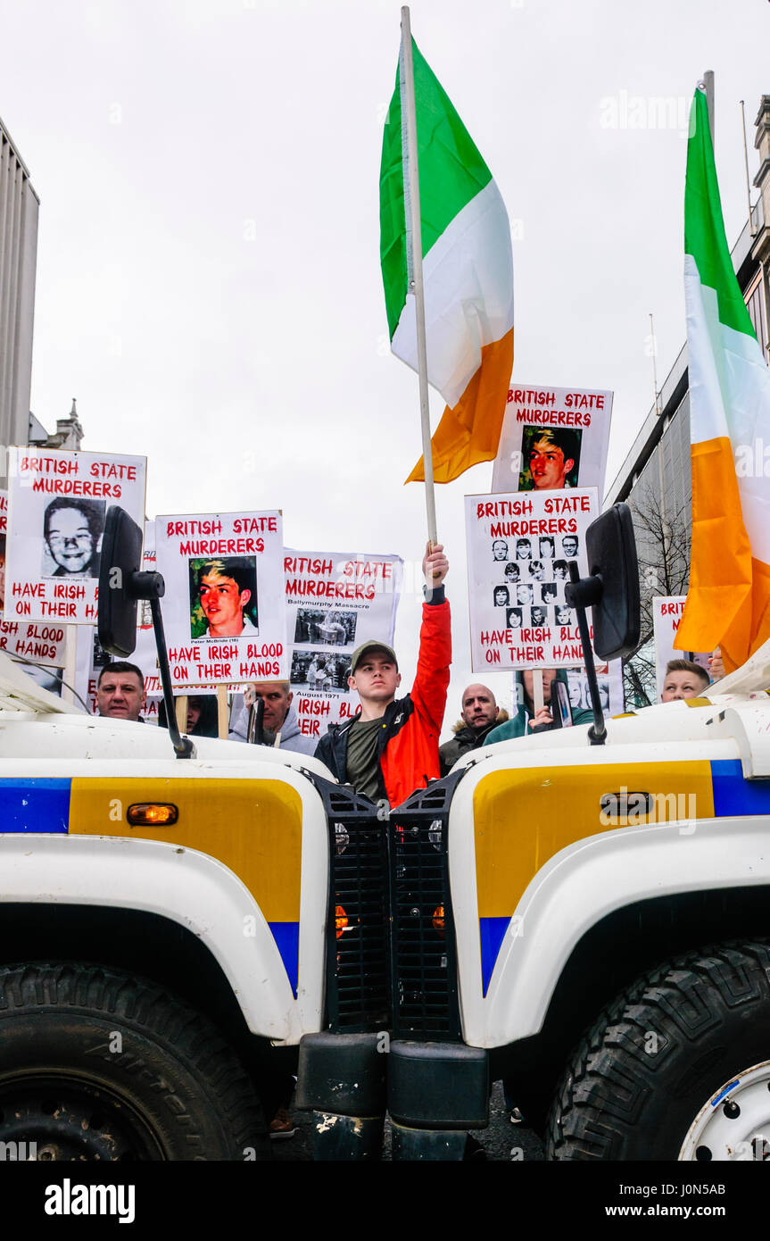 Belfast, Northern Ireland. 14 Apr 2017 - Irish Republican group Saoradh ...