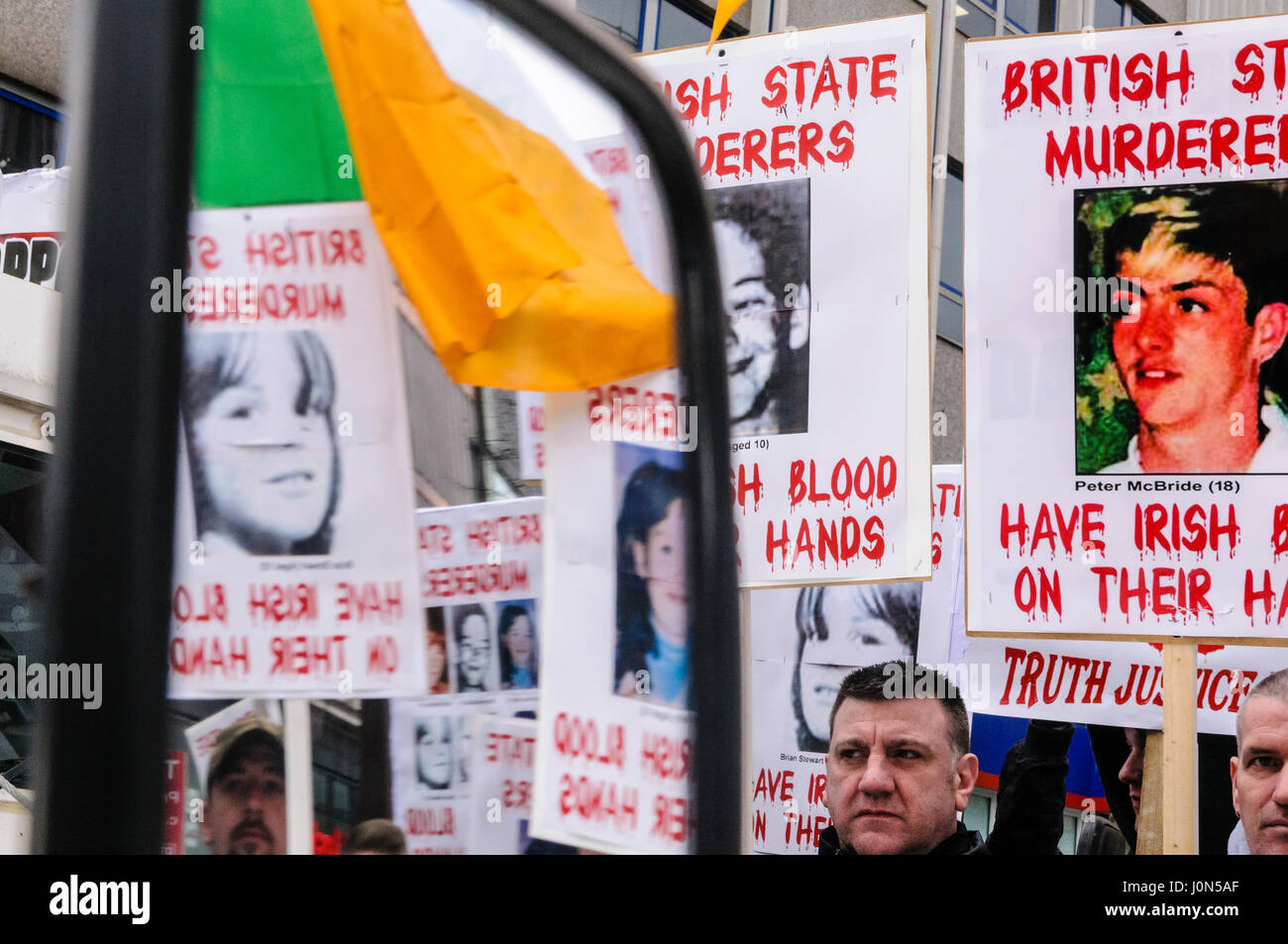 Belfast, Northern Ireland. 14 Apr 2017 - Irish Republican group Saoradh ...