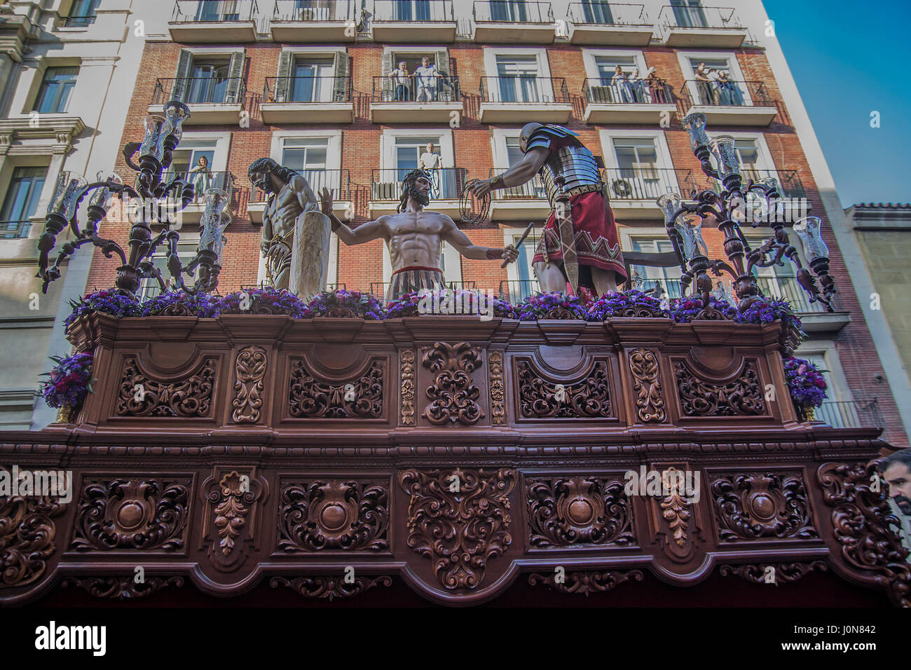 Madrid, Spain. 14th Apr, 2017. The traditional Holy Friday Procession ...