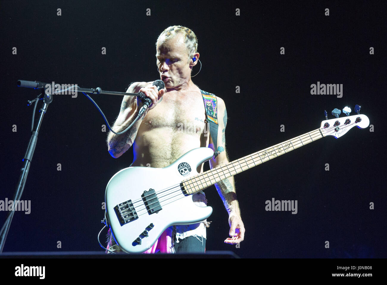 Atlanta, Georgia, USA. 14th Apr, 2017. FLEA (MICHAEL BALZARY) of Red ...