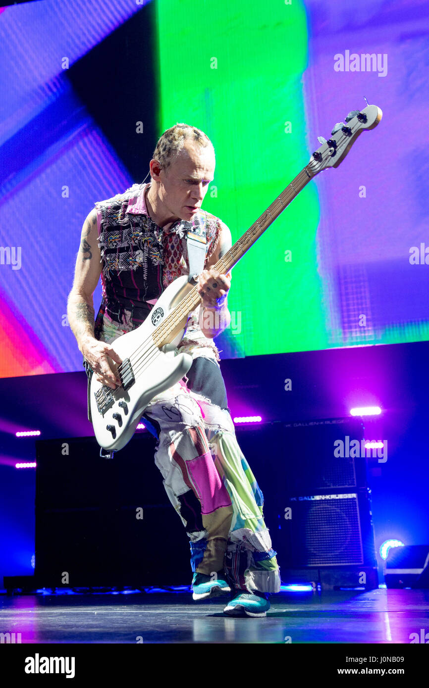Atlanta, Georgia, USA. 14th Apr, 2017. FLEA (MICHAEL BALZARY) of Red ...