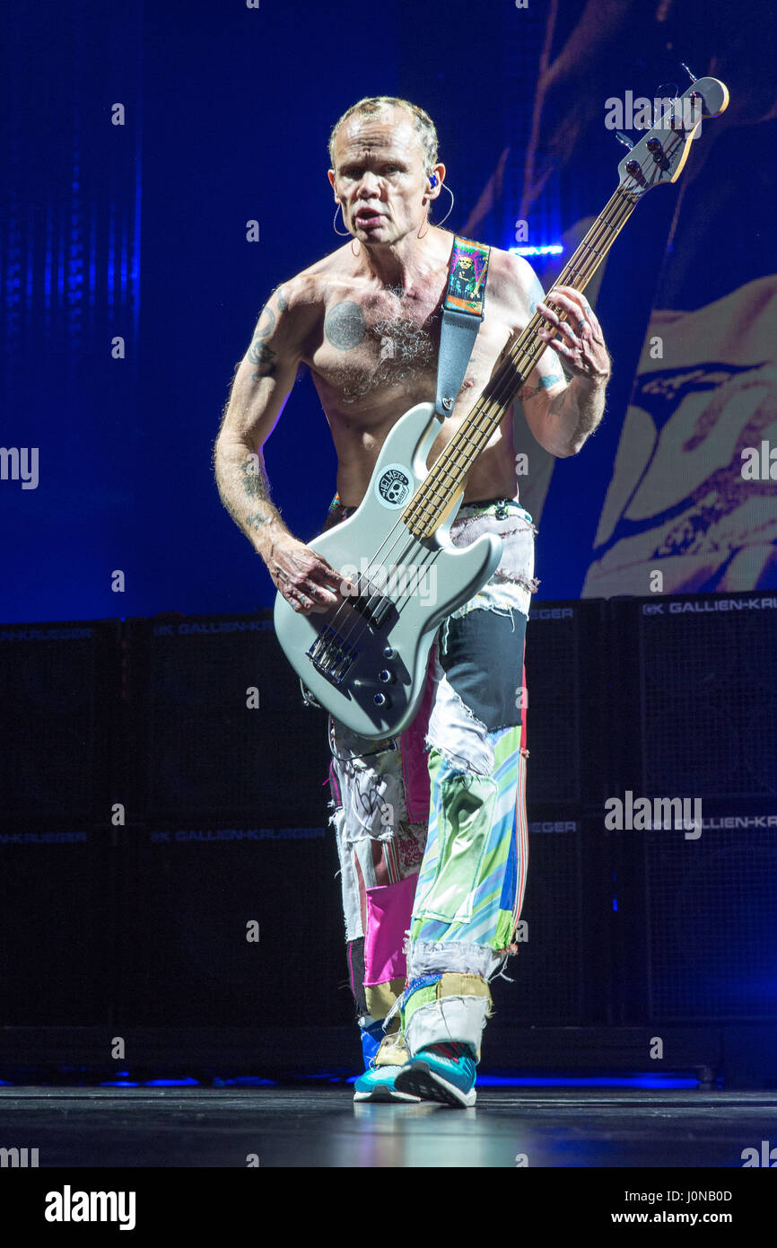 Atlanta, Georgia, USA. 14th Apr, 2017. FLEA (MICHAEL BALZARY) of Red ...
