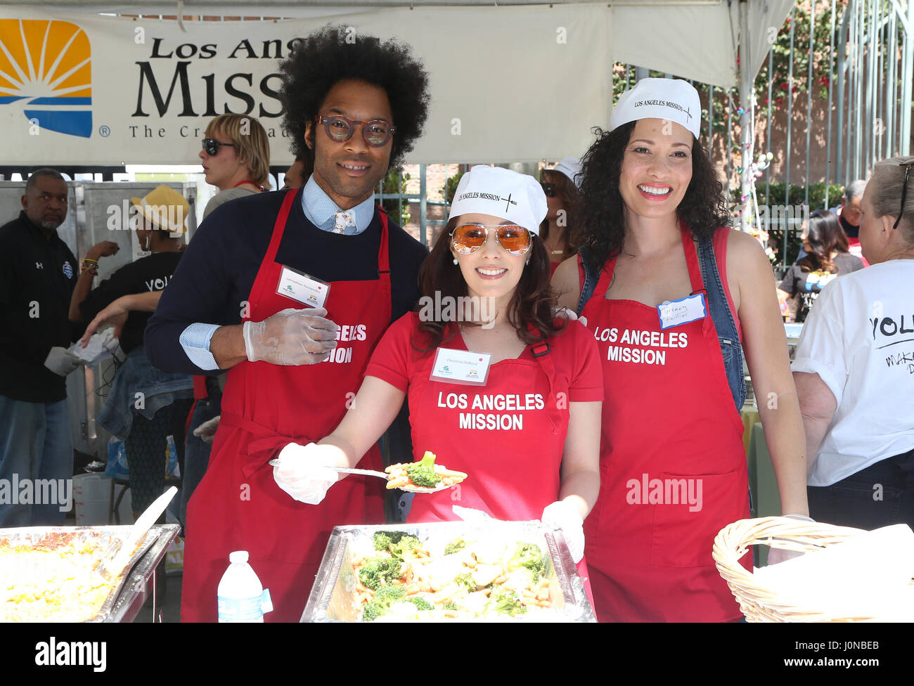 Los Angeles, Ca, USA. 14th Apr, 2017. Jonathan Fernandez, Christina ...