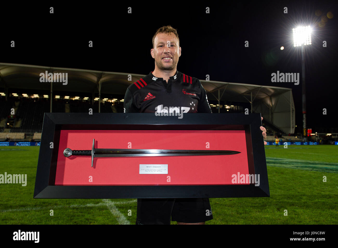 April 14th 2017, AMI Stadium, Christchurch, New Zealand; Super Rugby ...