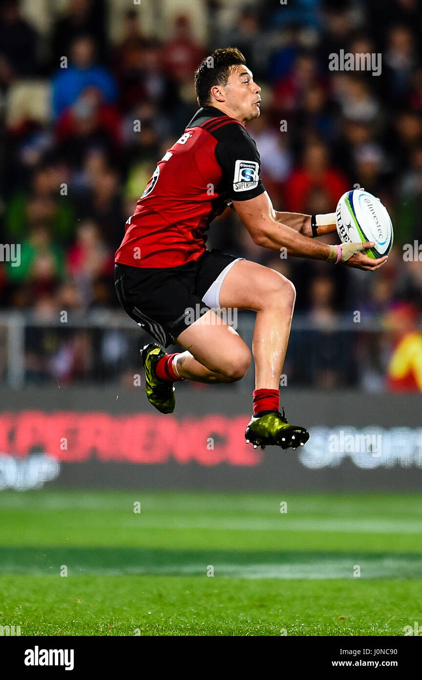 April 14th 2017, AMI Stadium, Christchurch, New Zealand; Super Rugby ...