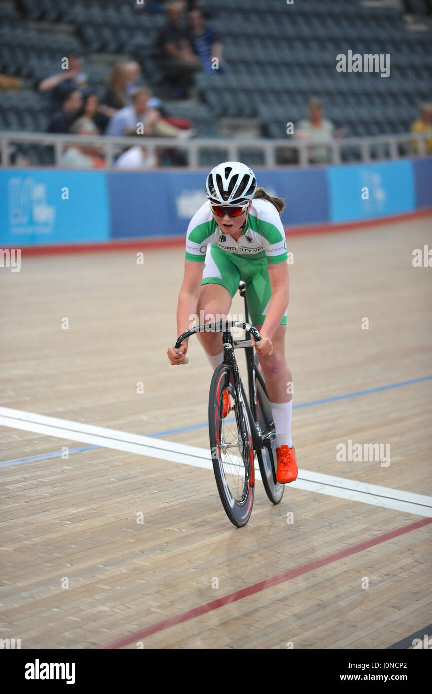 Female amateur cyclist hi-res stock photography and images - Alamy