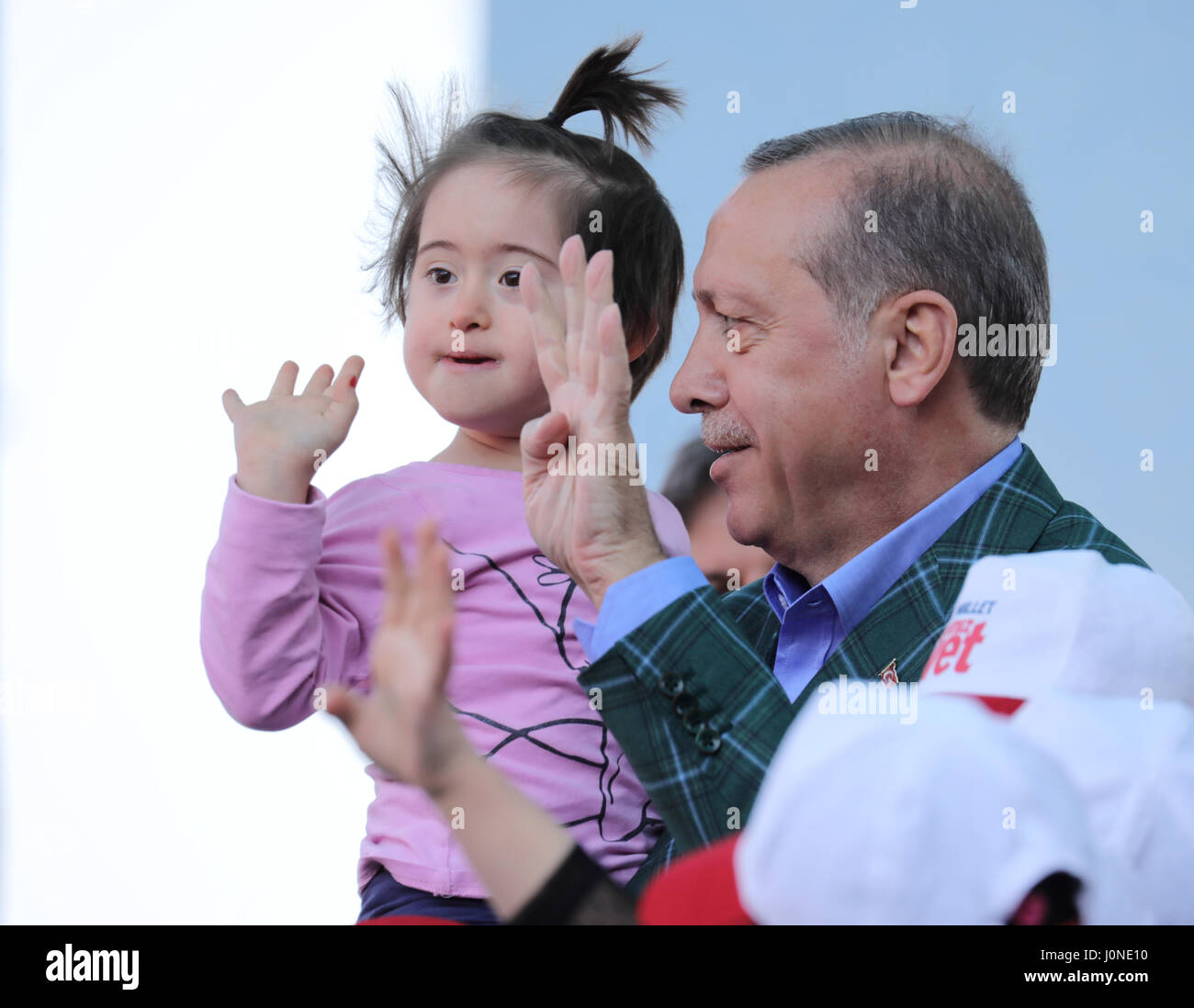 Istanbul, Turkey. 15th Apr, 2017. Turkish President Recep Tayyip ...