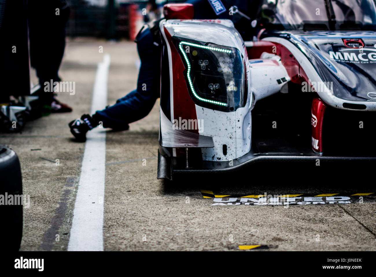 Towcester, Northamptonshire, UK. 15th April, 2017. ELMS racing team ...