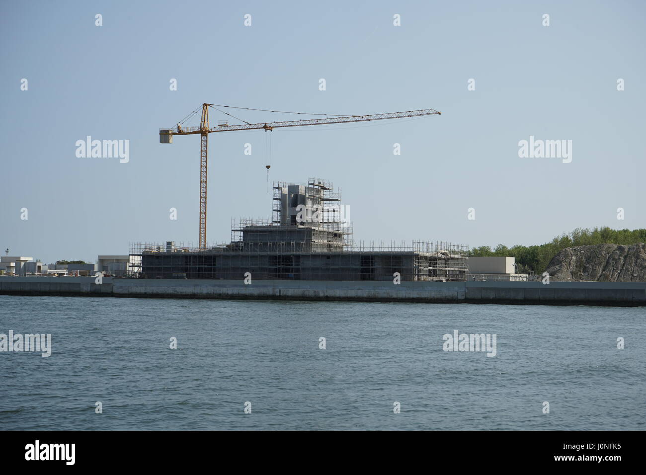 Port of Venice, Italy. Mose barrier construction site Stock Photo - Alamy