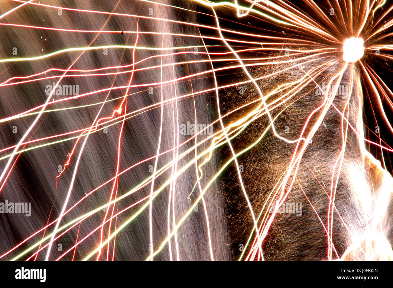 Fireworks exploding in the sky Stock Photo - Alamy