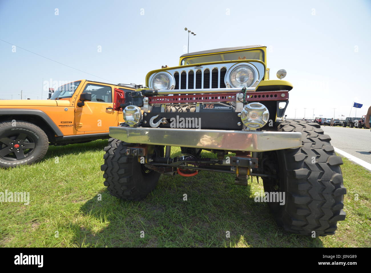Jeep week at Daytona Beach thousands of jeeps on the beach and on the ...