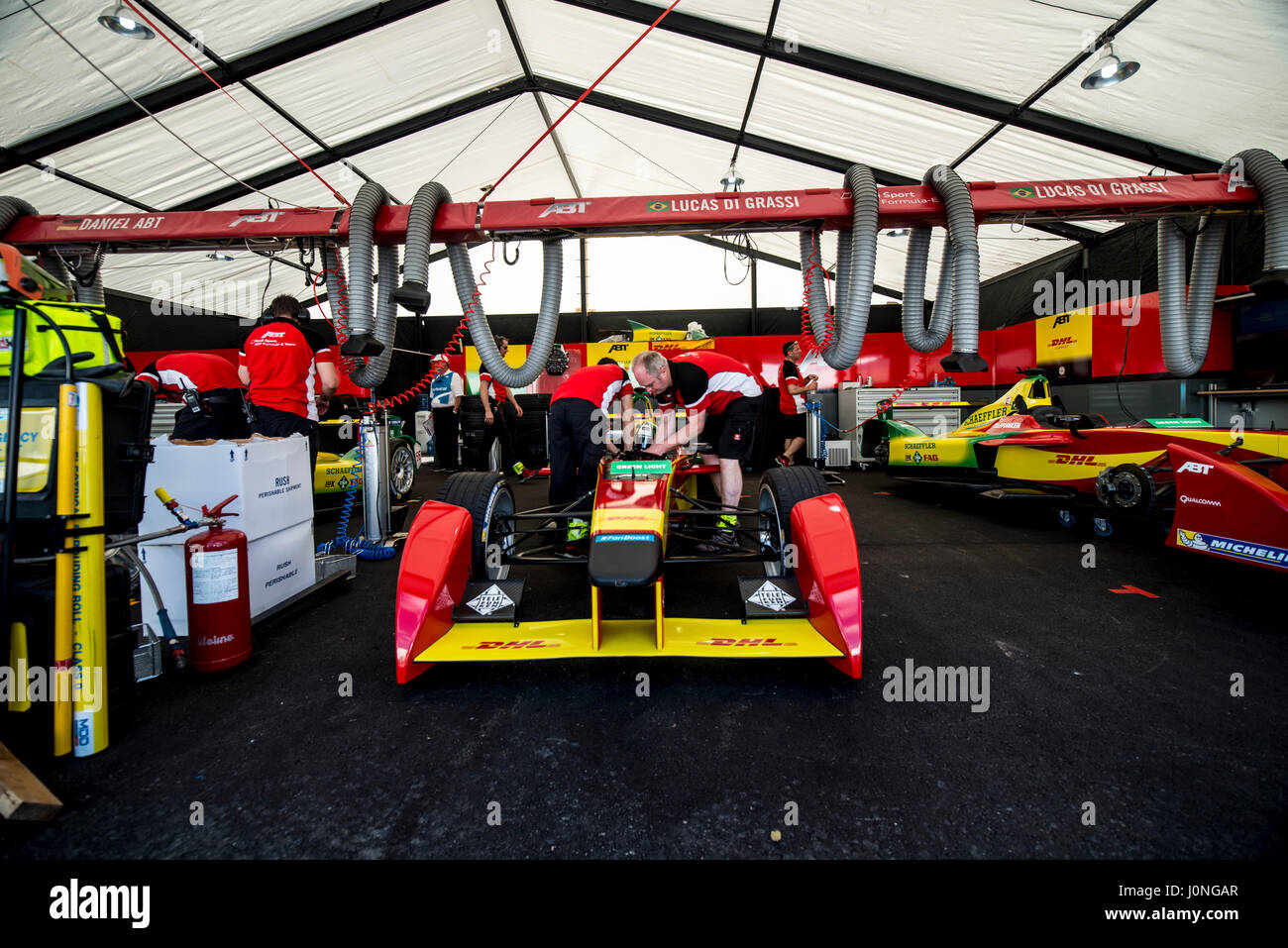 E Formula Racing In Miami Stock Photo - Alamy