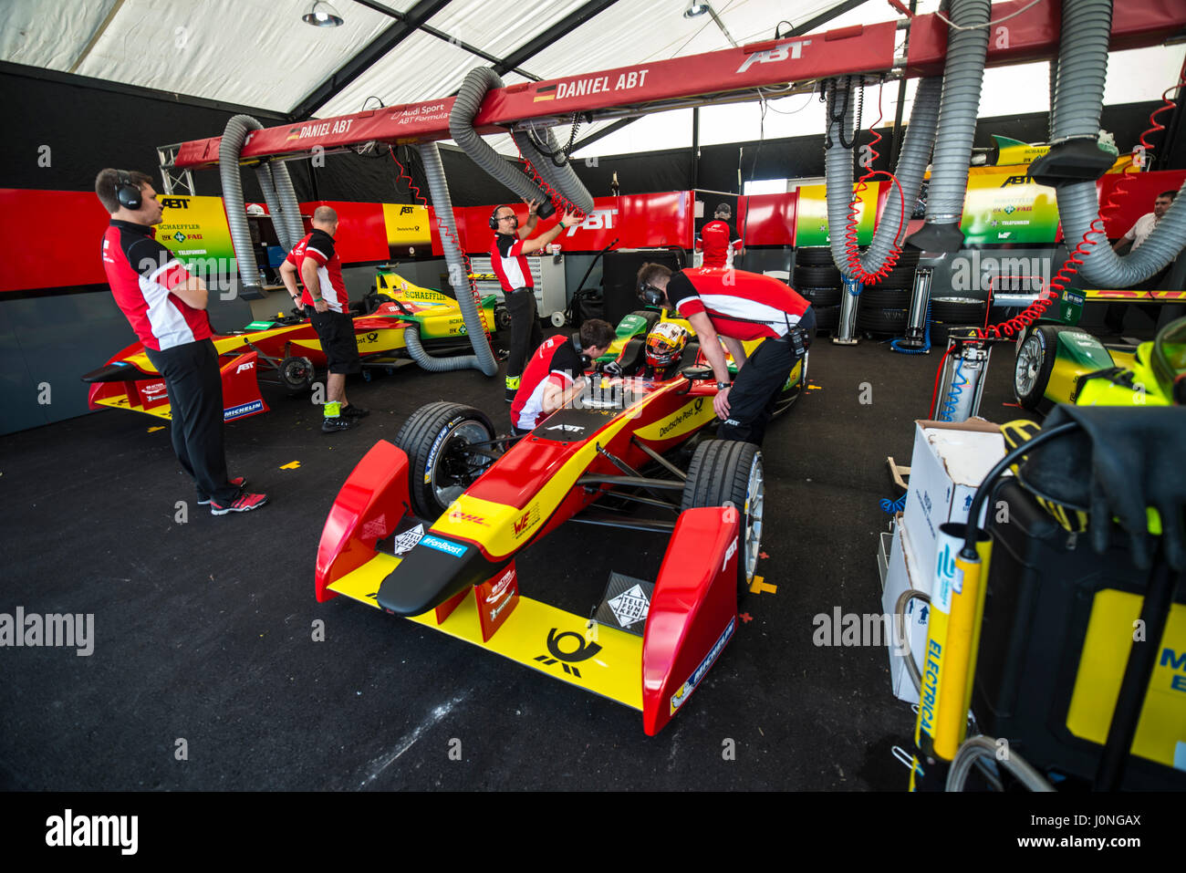 E Formula Racing In Miami Stock Photo - Alamy