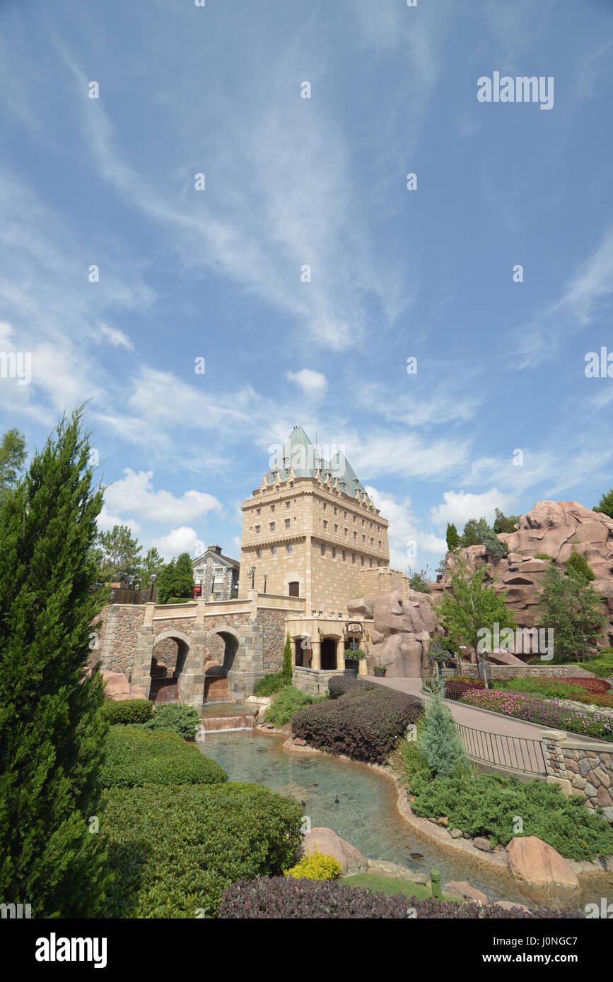 Walt Disney World EPCOT Europe and middle east Stock Photo - Alamy