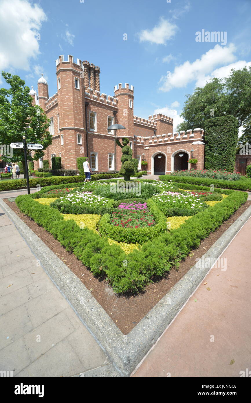 Walt Disney World EPCOT Europe and middle east Stock Photo - Alamy