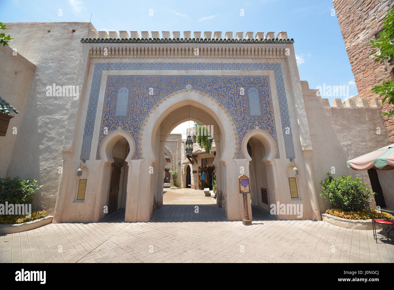 Walt Disney World EPCOT Europe and middle east Stock Photo - Alamy