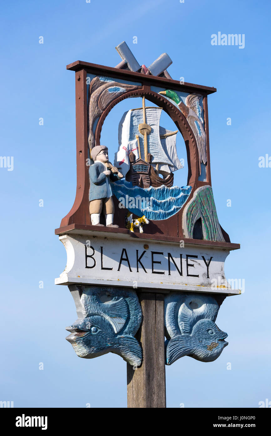 Traditional village signs in norfolk hi-res stock photography and ...