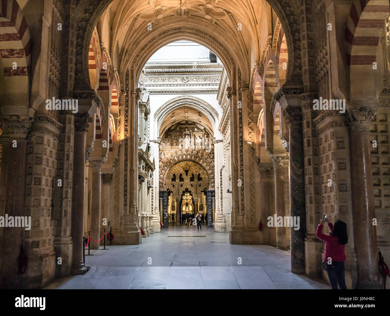 The Mosque-Cathedral of Cordoba in Andalusia in Spain. Originally a ...