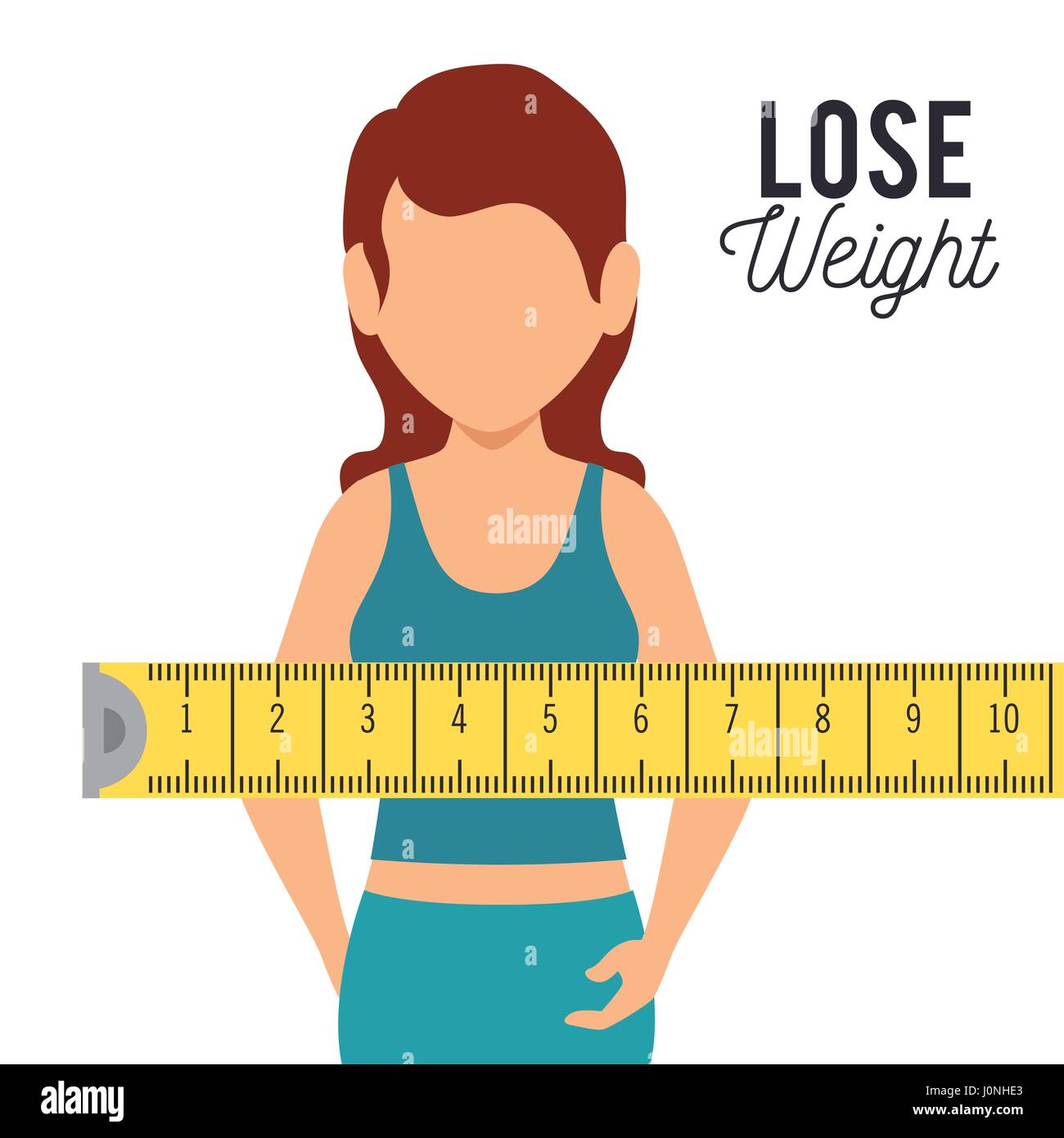 lose weight concept icons Stock Vector Image & Art - Alamy