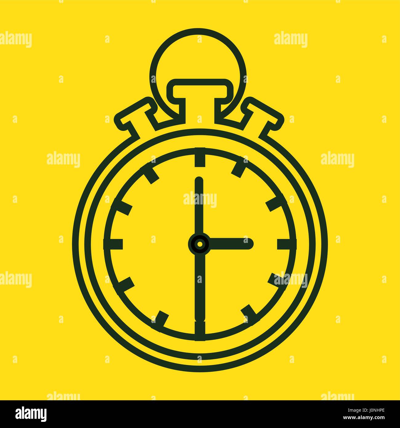 chronometer device isolated icon Stock Vector Image & Art - Alamy