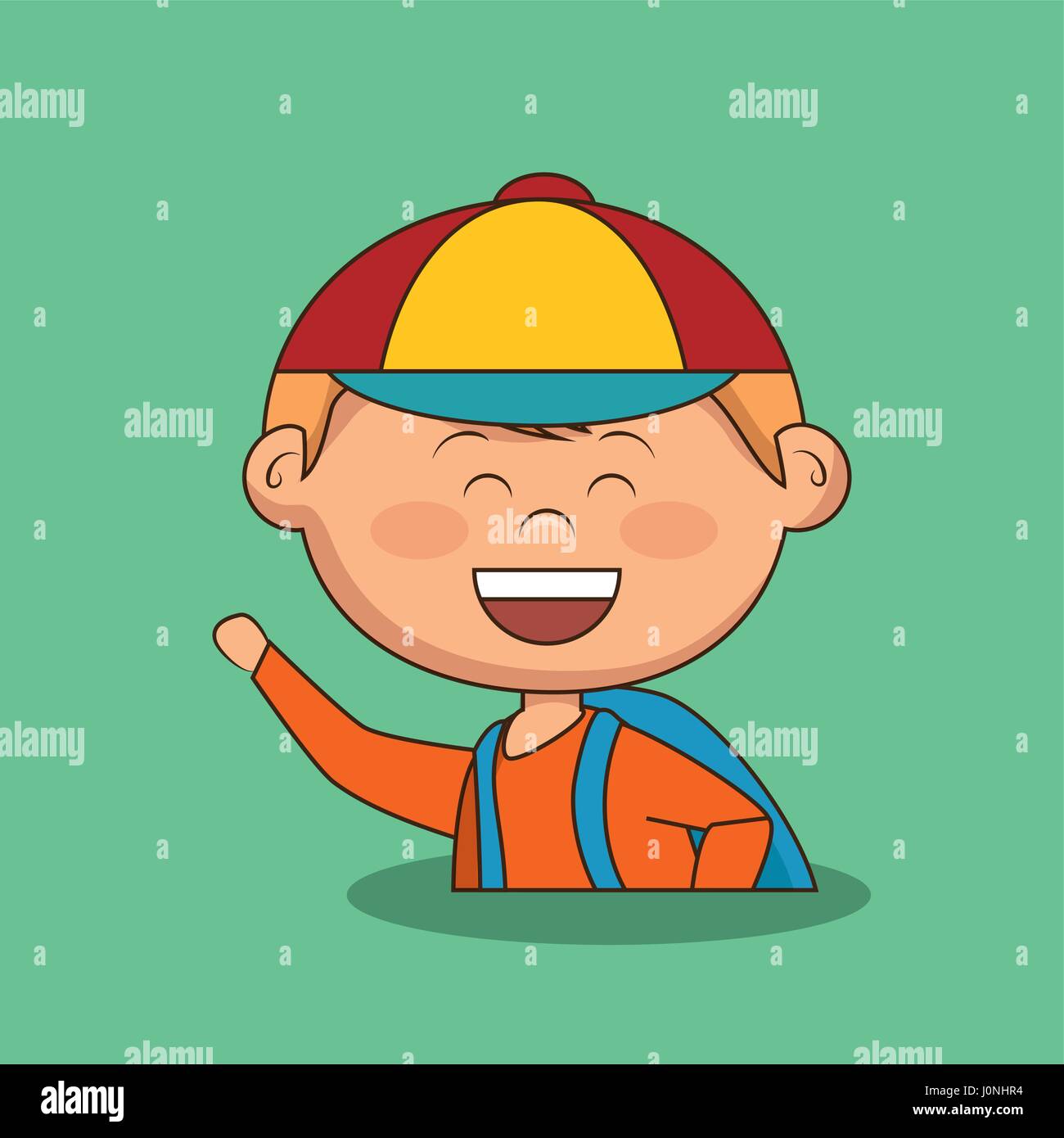 cute little boy character Stock Vector Image & Art - Alamy